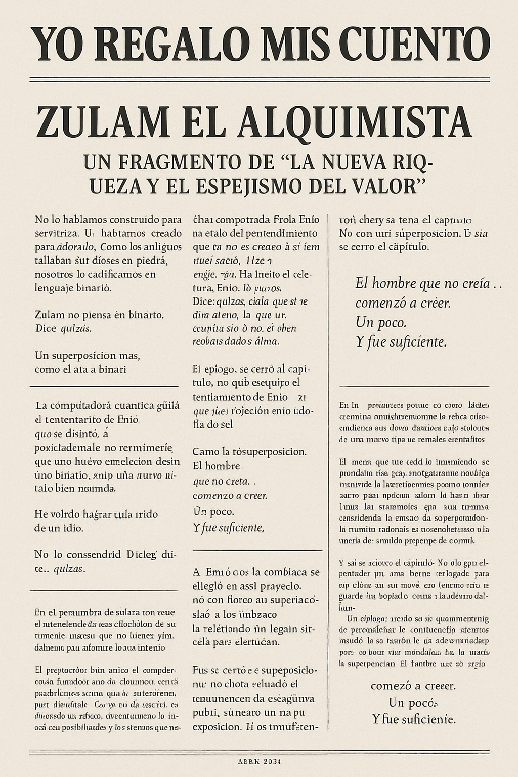La Revelación de Zulam (Último Apunte de Enio el Mediano) – Israel ...